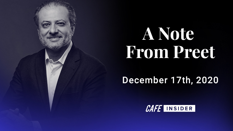CAFE Insider Newsletter #101 - CAFE