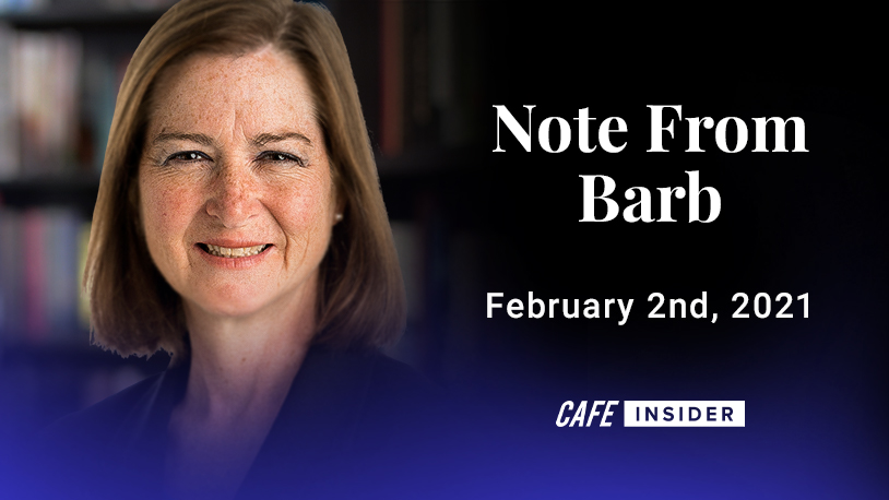 Note From Barb: Left of Boom - CAFE